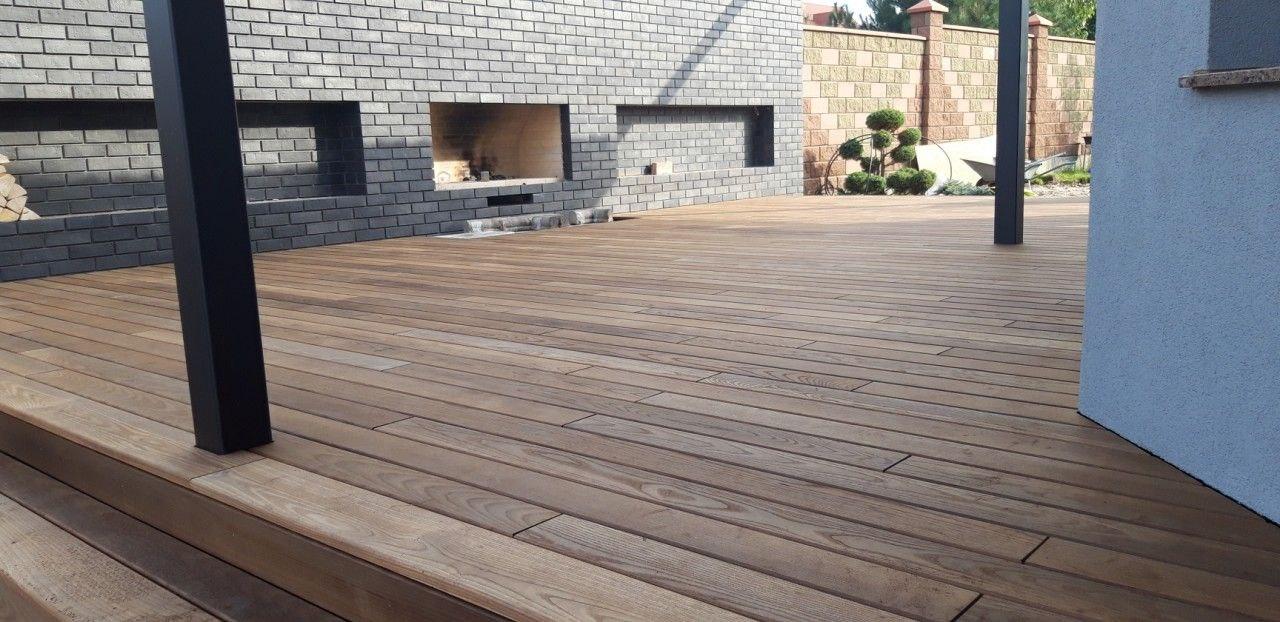 Thermo Ash Wood Terrace | Premium Heat Treated Ash Decking | Eco Hearth